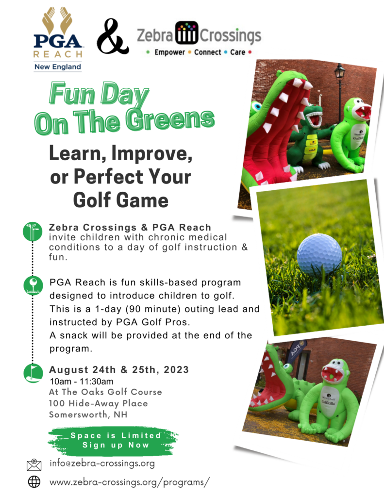 PGA Reach Flyer - Zebra Crossings