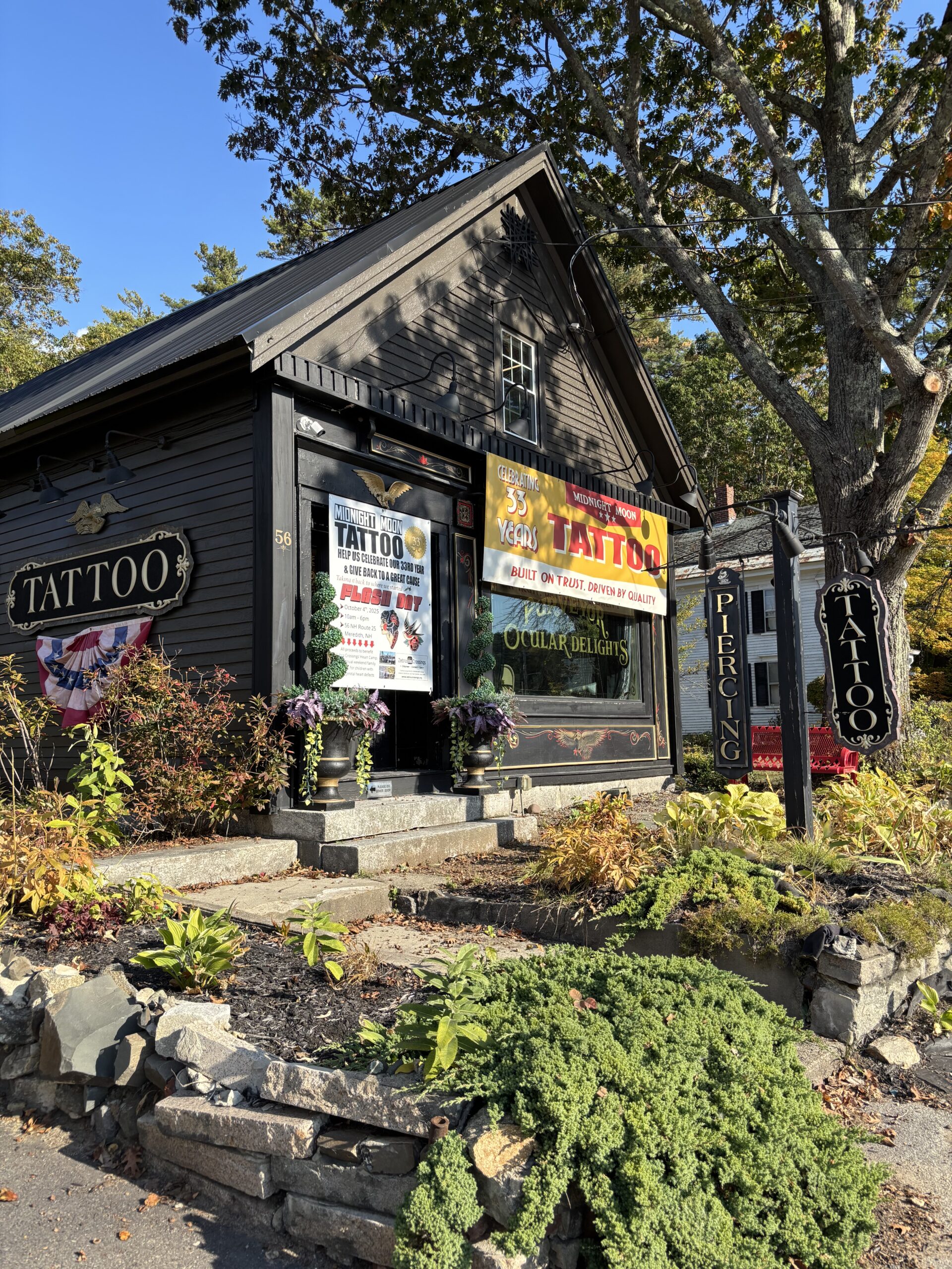 Thank you Midnight Moon Tattoo and Siren Body Piercing! - Zebra Crossings